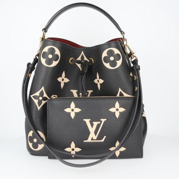 Louis Vuitton | Bags | Louis Vuitton Neo Noe Mm Bicolor Monogram ...
